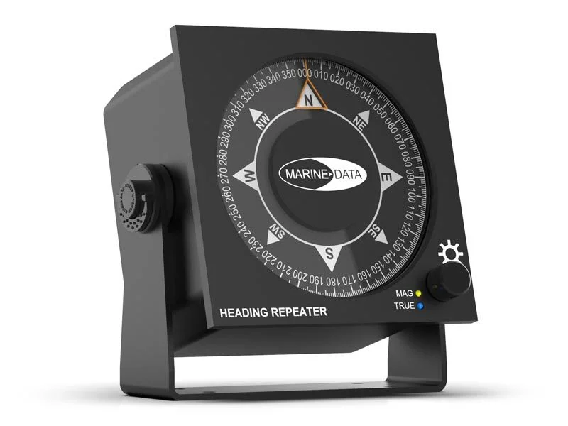 MD77HRB Dial Compass Heading Repeater Display - Marine Data Systems