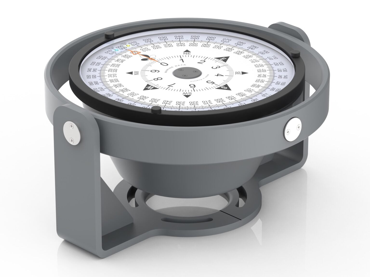 MD69BR Trunnion Mount Bearing Compass Repeater - Marine Data Systems